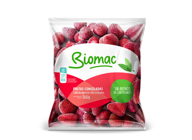 FRUTILLA BIOMAC X 500 GRS - Alyser - Alimentos & Servicios